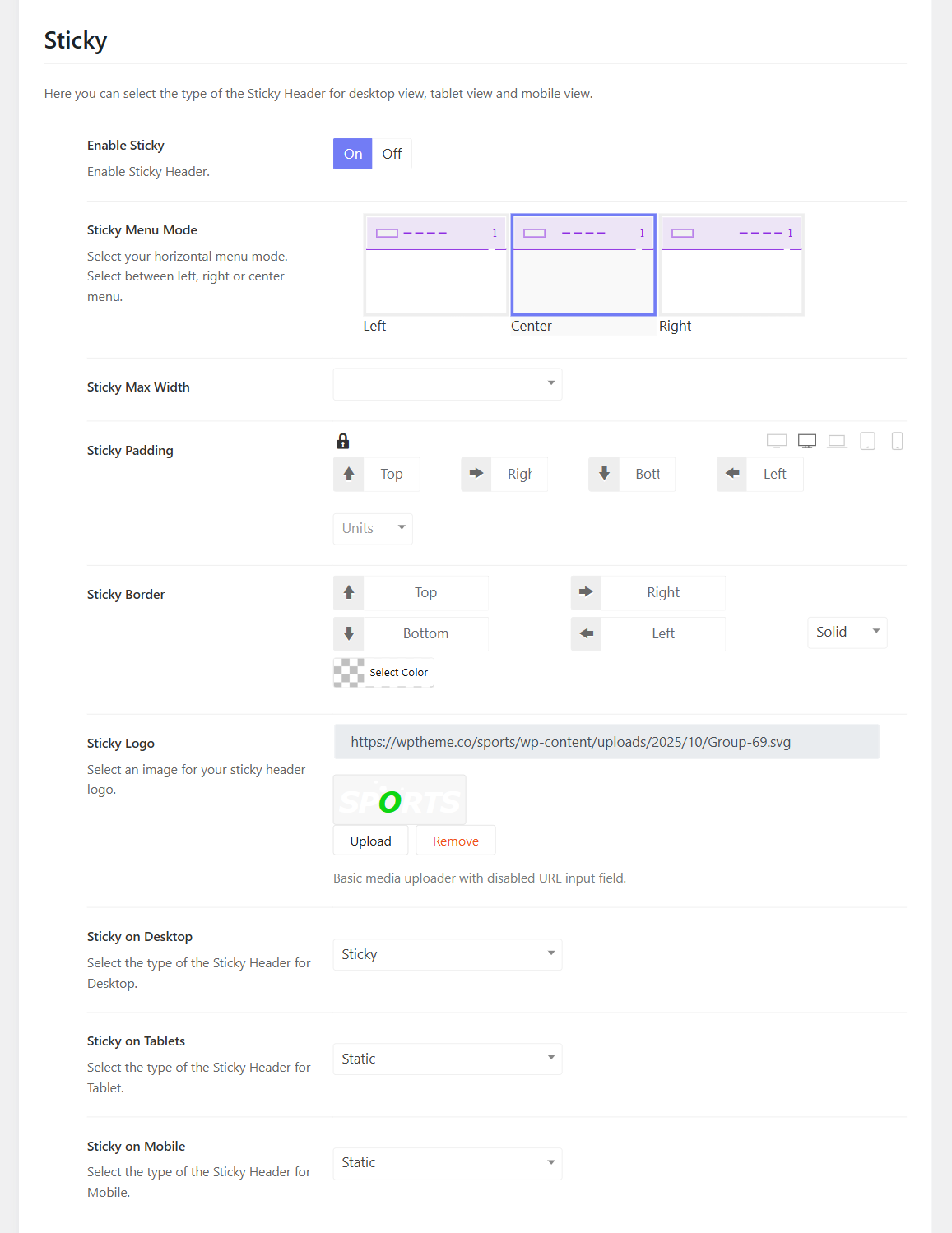 Theme Logo | TemPlaza Framework Docs